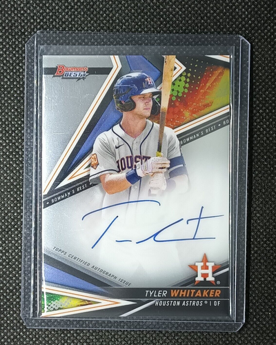 Tyler Whitaker 2022 Bowman's Best Prospect Auto Houston Astros | eBay