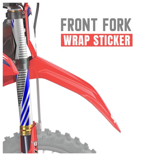 Blue Graphic Fork Wrap For Honda CRF450RL CRF300L RALLY CRF250M CRF250L | eBay