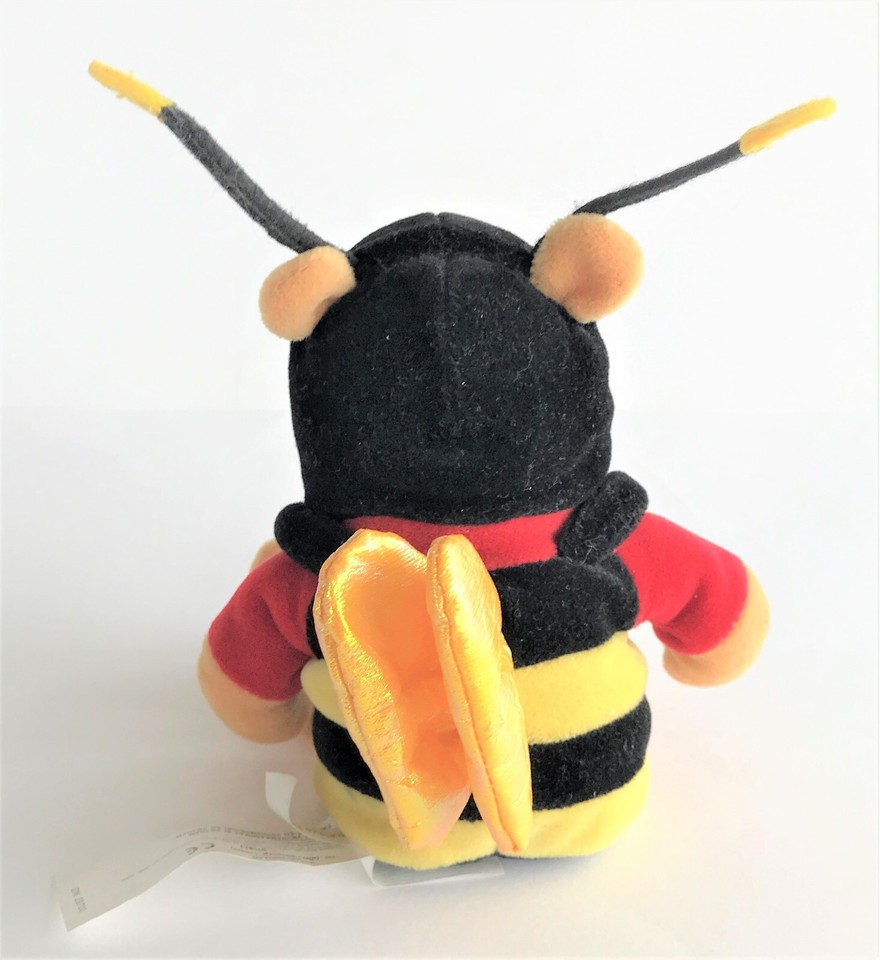 Walt Disney Company Bumble Bee Pooh Approx 20 cm Plush Beanie Toy VGC ...