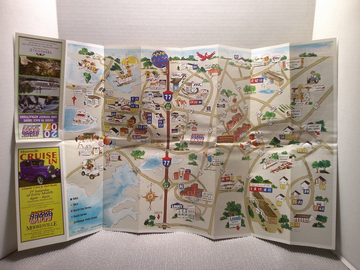 Mooresville Race Shop Maps Nascar Speed Park NASCAR Speedpark