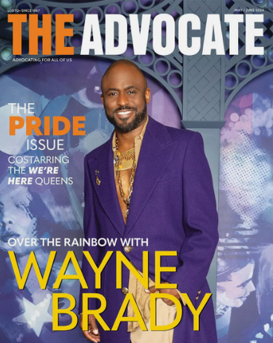 THE ADVOCATE & OUT MAGAZINE MAY/JUNE 2024 WAYNE BRADY/JONATHAN GROFF ...