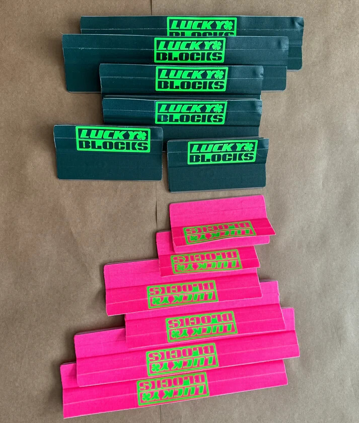 Lucky's BLOCK SET 6X hard blocks auto body bodywork body POLYCARBONATE ...