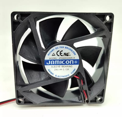 1PC NEW JAMICON JF0825S2MR-R DC24V 0.13A inverter cooling fan 2-wire A1 ...