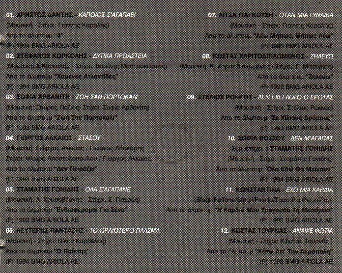 Ta Prota - Various / Greek Music CD - 12 Best 90s Hits VG+ | eBay