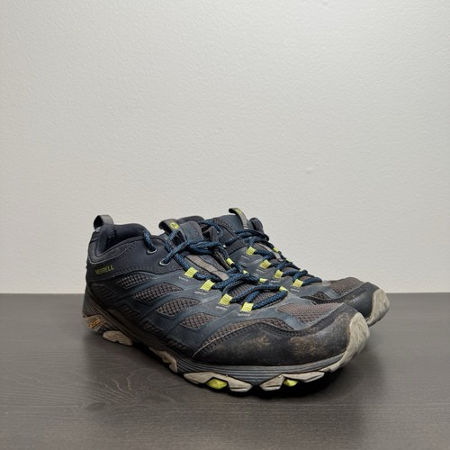 Merrell Moab 3 Shoes Mens 12 Blue Lace Up Hiking Trail Outdoors Vibrant ...