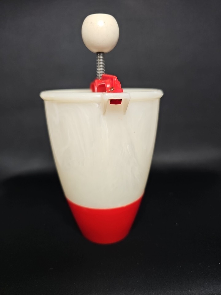 Popeil’s Donut Maker Dropper Doughnut Marbled White Red Plastic | eBay