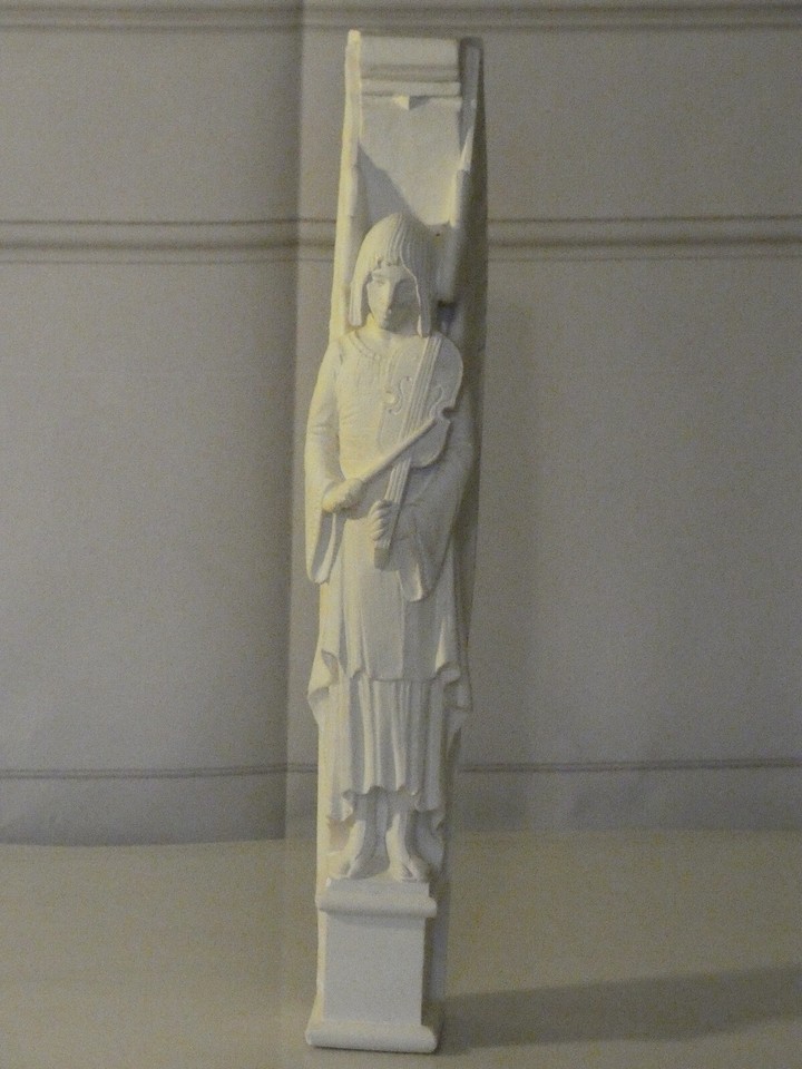 Vtg Facsimilies LTD 13” Plaster Angel With Violin Wall Decor Religious ...