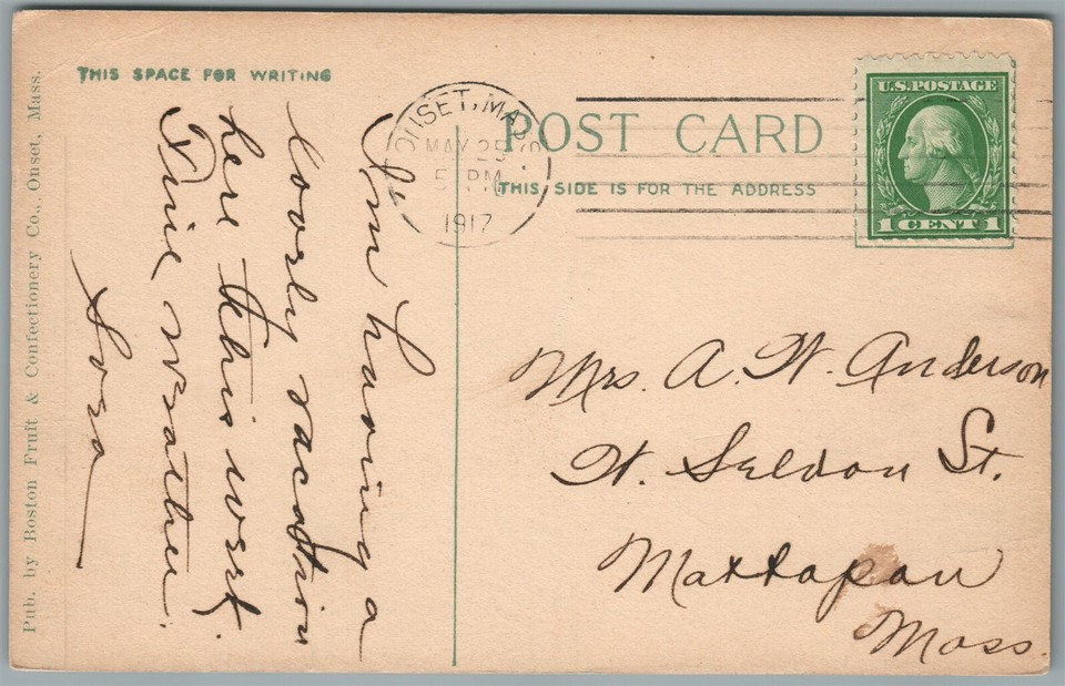 ONSET MA POINT INDEPENDENCE YACHT CLUB ANTIQUE POSTCARD | eBay