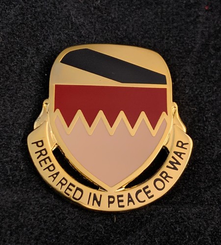 🌟115th SB Support Battalion Unit Crest, DUI, Prepared In Peace Or War ...