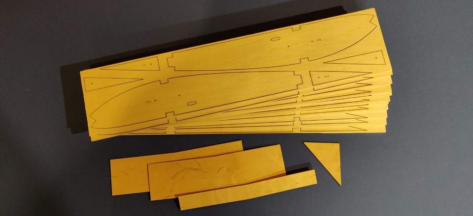 Flair Hannibal - 91" RC Scale Model aeroplane ~ Laser-cut Balsa Wing ...