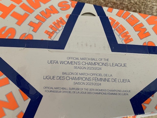 Adidas WUCL Pro Women's Champions League Official Match Ball Size 5 ...