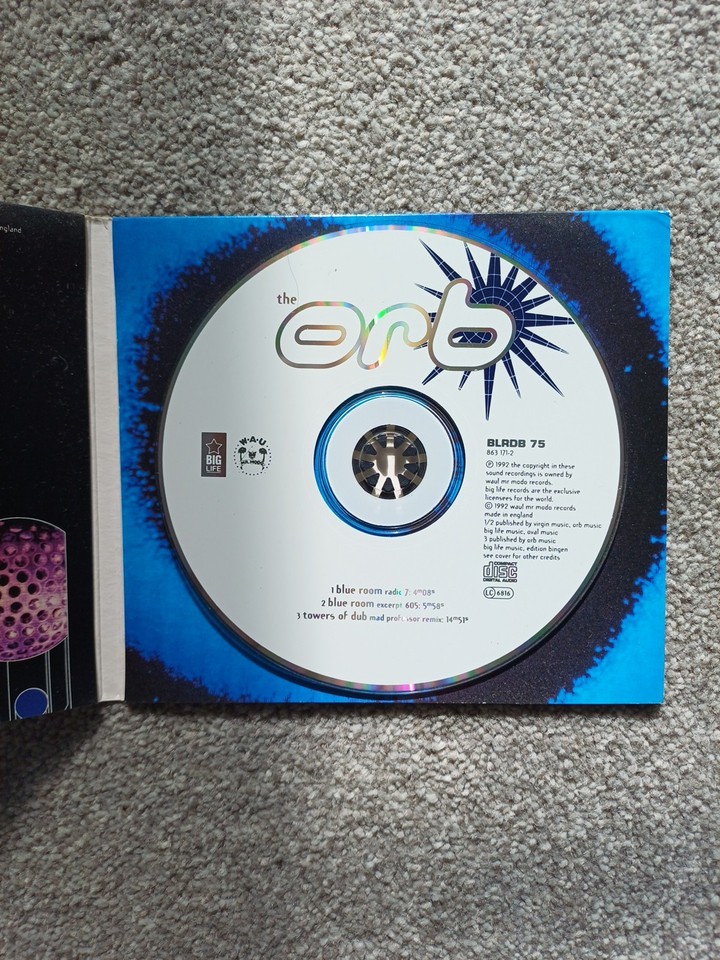 The Orb Blue Room Towers of Dub CD Single 1992 | eBay UK