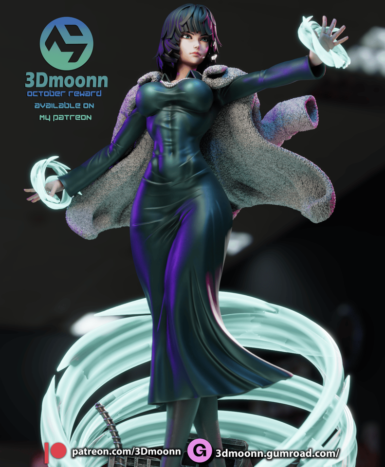 Fubuki - One-Punch Man Fan Art Kit - 1:8 Scale (9 inch) - 3Dmoonn | eBay