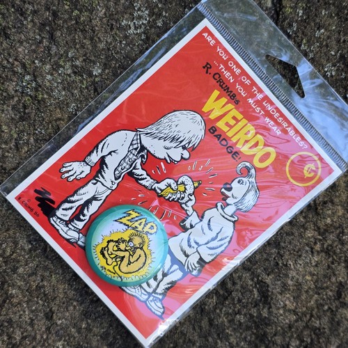 2001 R. Crumb Zap Weirdo Badge Pin NIP | eBay