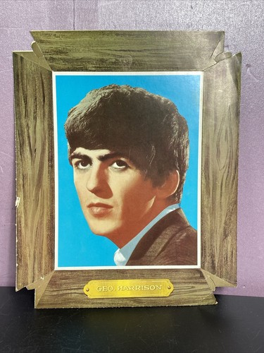 Beatles George Harrison Whitman Publishing Paper Punch Cut out Rare ...