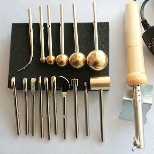 Cloth Fabric Flower Making Tools Set, 16-Heads Soldering Iron with ...