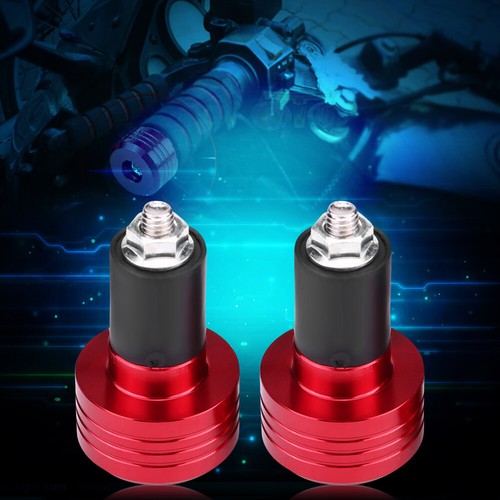 ‧Pair Of 22mm Aluminum Motorcycle Grip Handlebar Ends Weight Balance ...