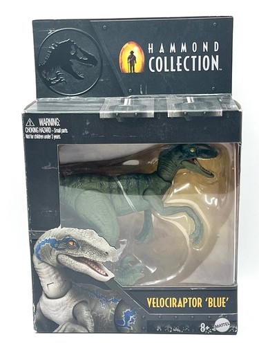 Mattel Velociraptor Blue Jurassic World Hammond Collection RARE! SEE ...