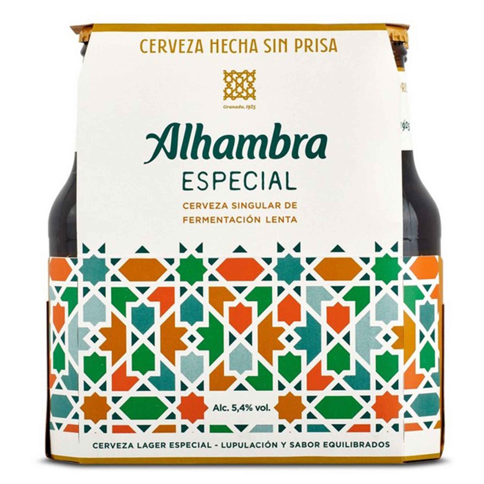 12x Alhambra Especial Spanish Premium Lager Beer 330ml Bottles - 12 ...