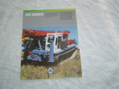 Bombardier GT-3000 tractor specification sheet brochure | eBay