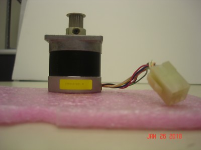 57G1463 PAPERFEED STEPPER MOTOR W/ GEAR IBM 6408 OR PRINTRONIX 4280 ...