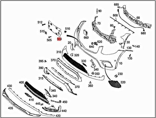 Genuine MERCEDES C253 X253 GLC X253 License plate holder 2538800144 | eBay