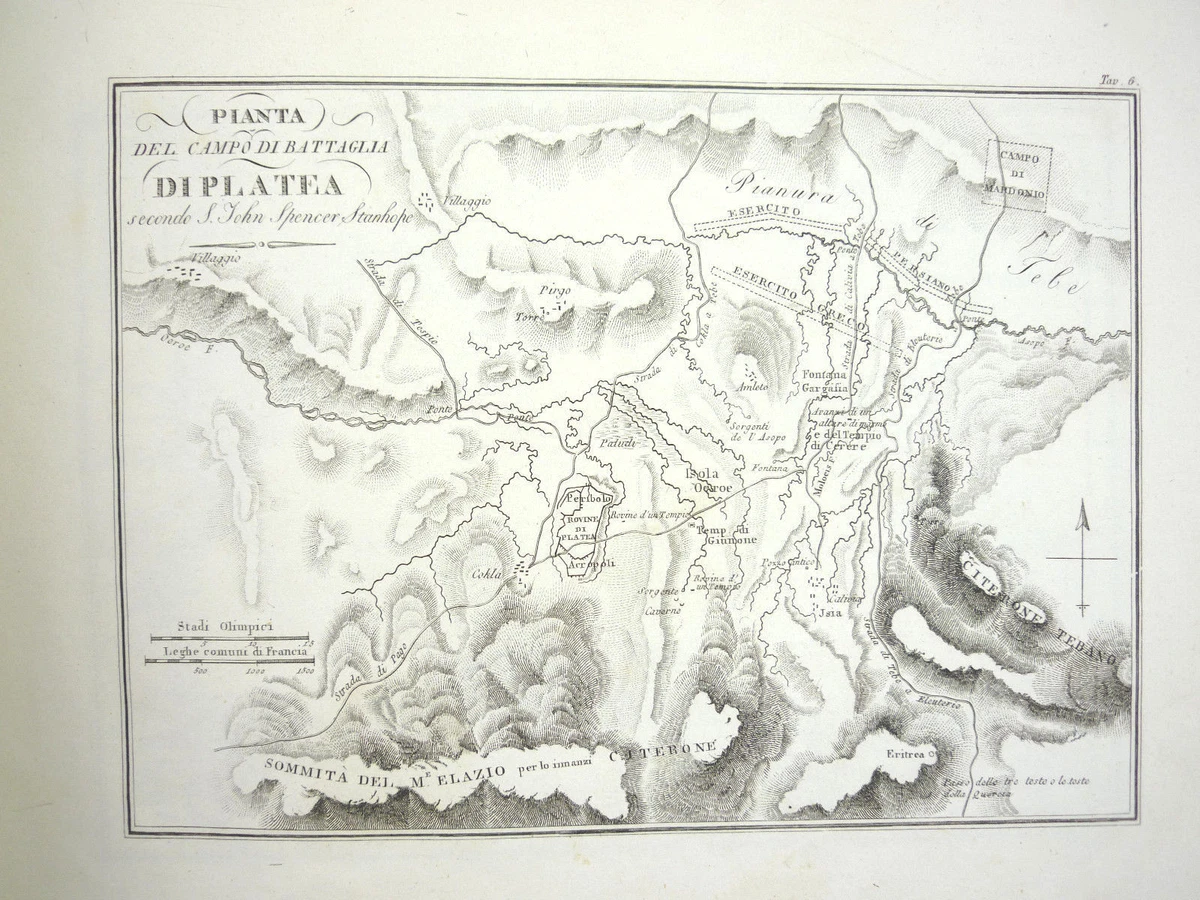 Plataea Greece Map