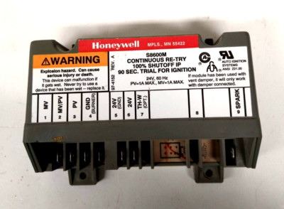 Controls - Honeywell S8600m