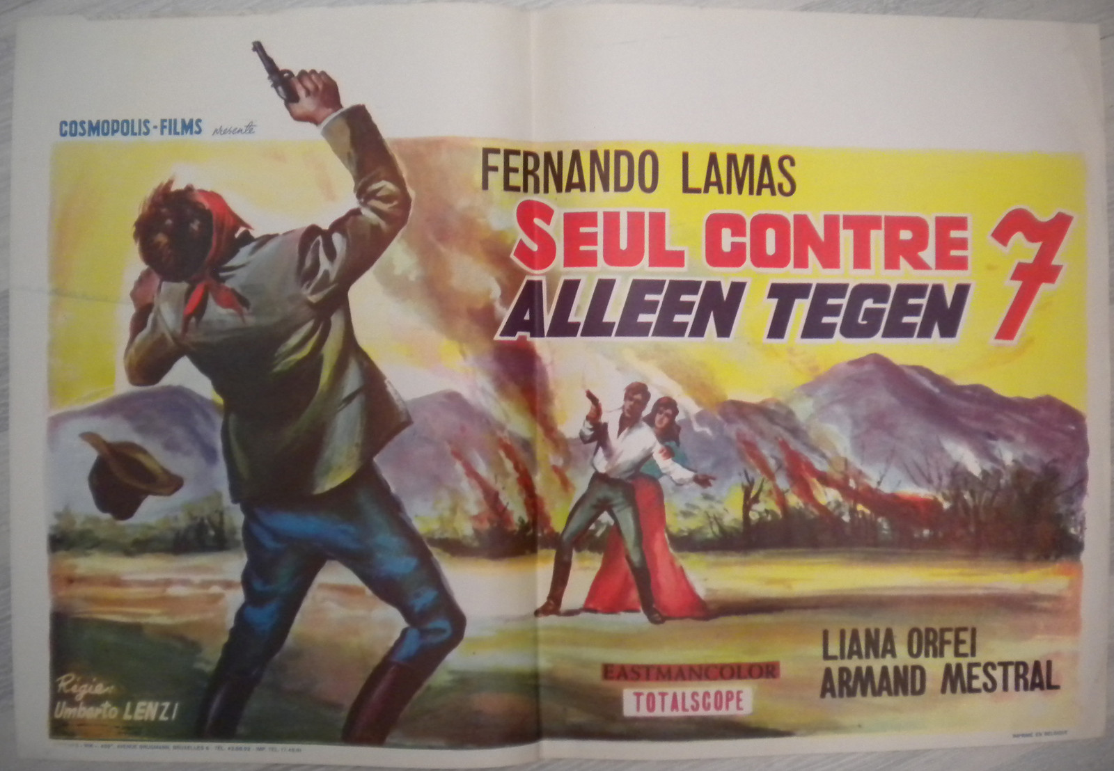Duello Nella Sila Liana Orfei Fernando Lamas Umberto Lenzi Aff Belge | eBay