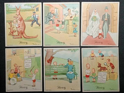 1935 - 1936 J.Wix Henry's Adventures Cigarette Cards - Series 1 | eBay