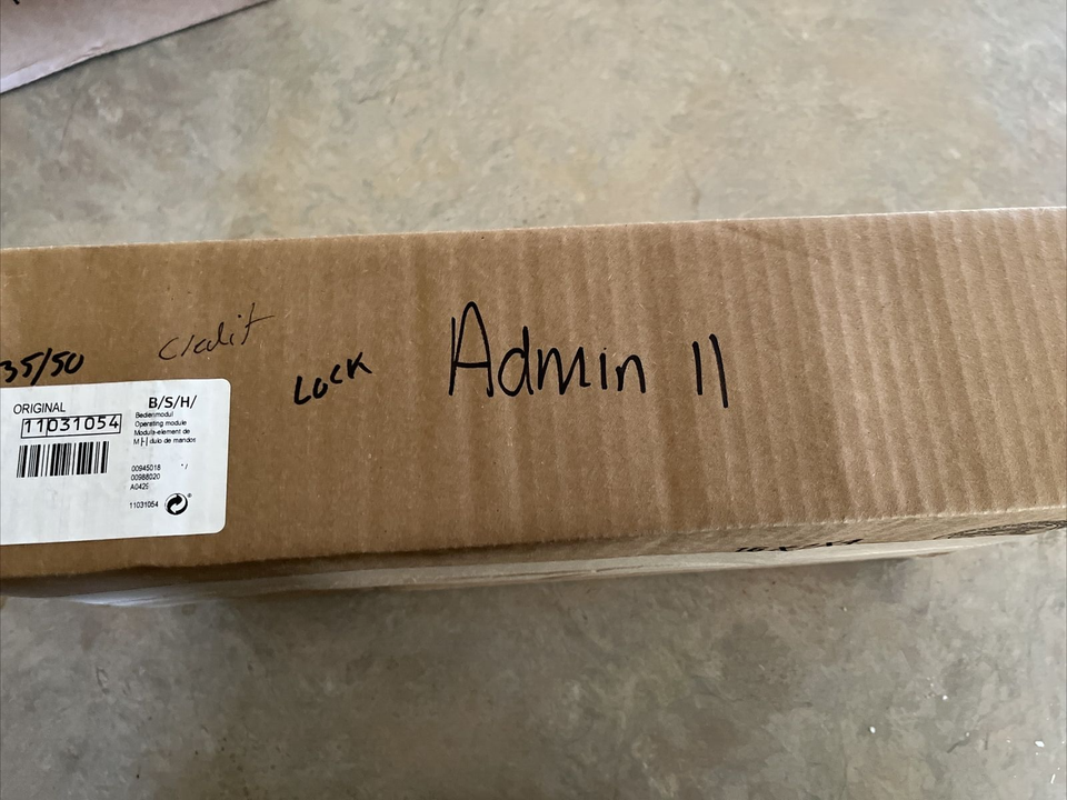 Genuine OEM Bosch Operating Module 11031054 | eBay