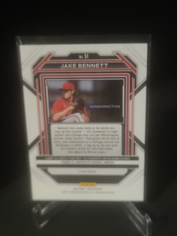 2023 Panini Prizm Baseball #51 Jake Bennett Hobby Silver Prizm | eBay