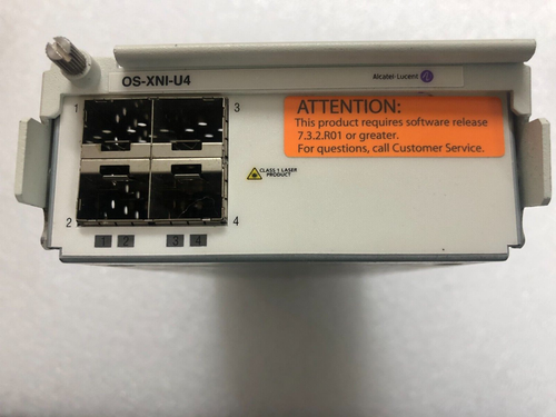 Alcatel-Lucent OS6900 OS-XNI-U4 10Gb SFP Fiber Expansion Module ...