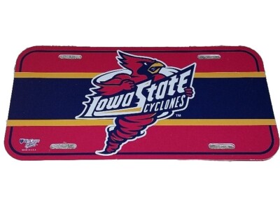 Iowa State Cyclones Plastic License Plate WINCRAFT New NCAA Licensed ...