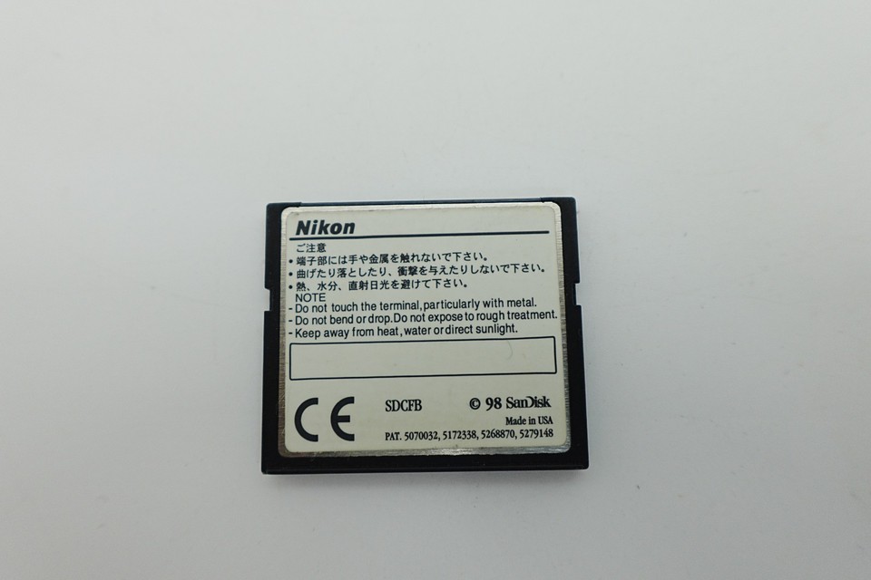 Genuine Nikon Compact Flash CF Memory Card EC-8CF 8MB | eBay