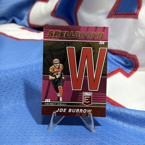 2022 Panini Donruss Elite - Spellbound Joe Burrow #SB-JB6 Pink Letter W ...