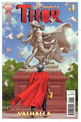 MIGHTY THOR At the Gates of Valhalla #1 NM KEY 1st Loki the Necro-God ...