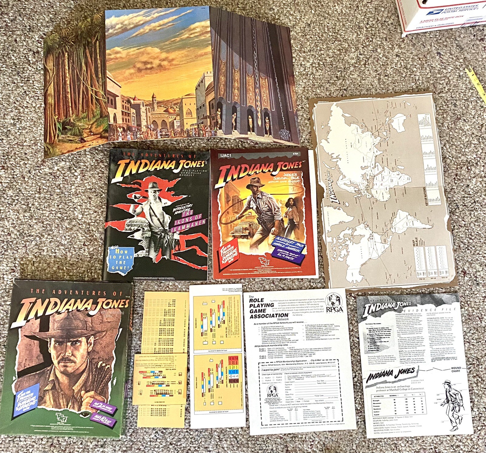 The Adventures of Indiana Jones: Role Playing Game (Paperback, 1984 ...