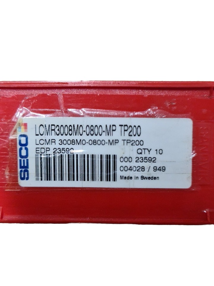 Seco Carbide LCMR 3008M0800MP 8mm Parting Grooving Insert For parting ...