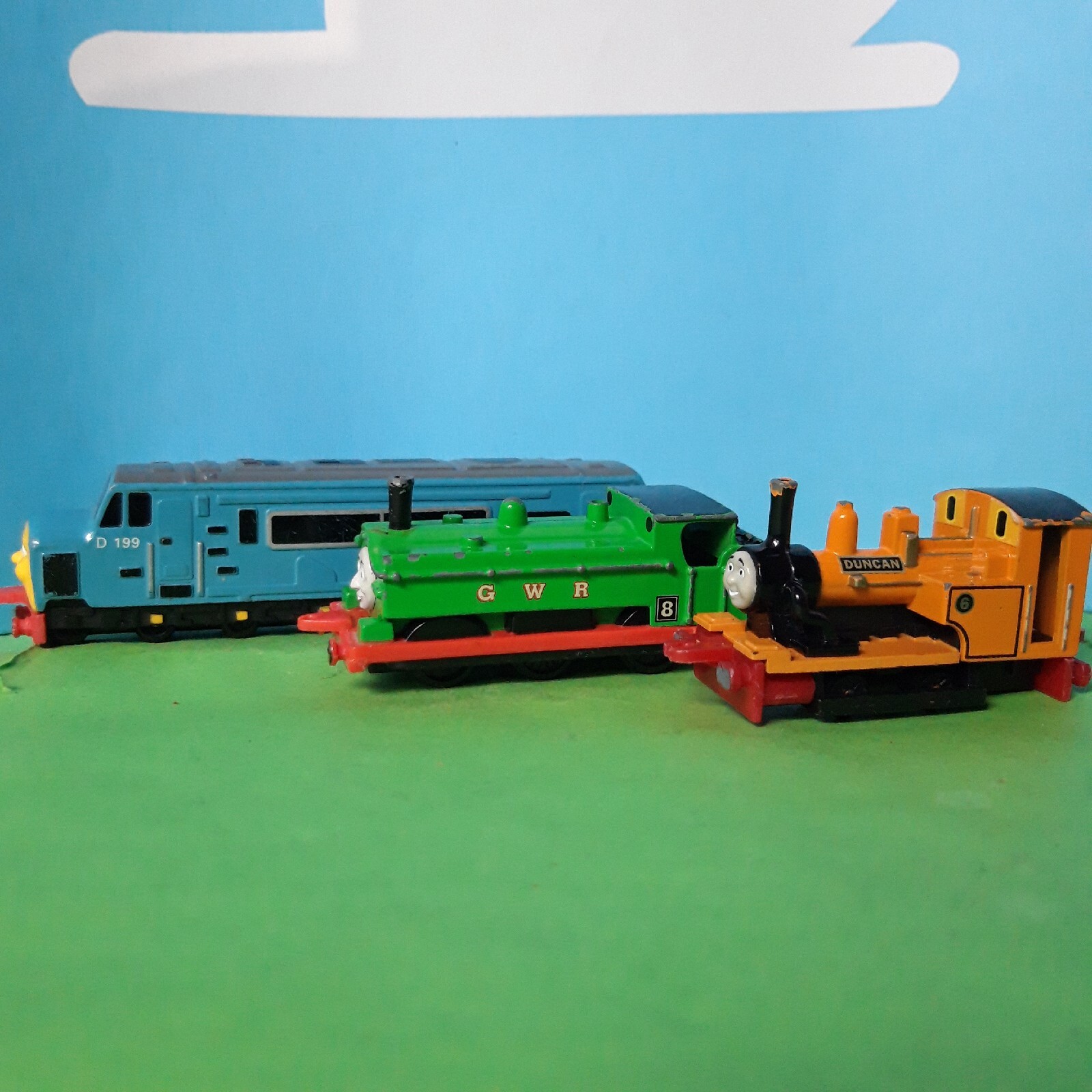 ERTL 8 THOMAS THE TANK ENGINE & FRIENDS DIECAST TRAINS RUSTY DUNCAN No ...