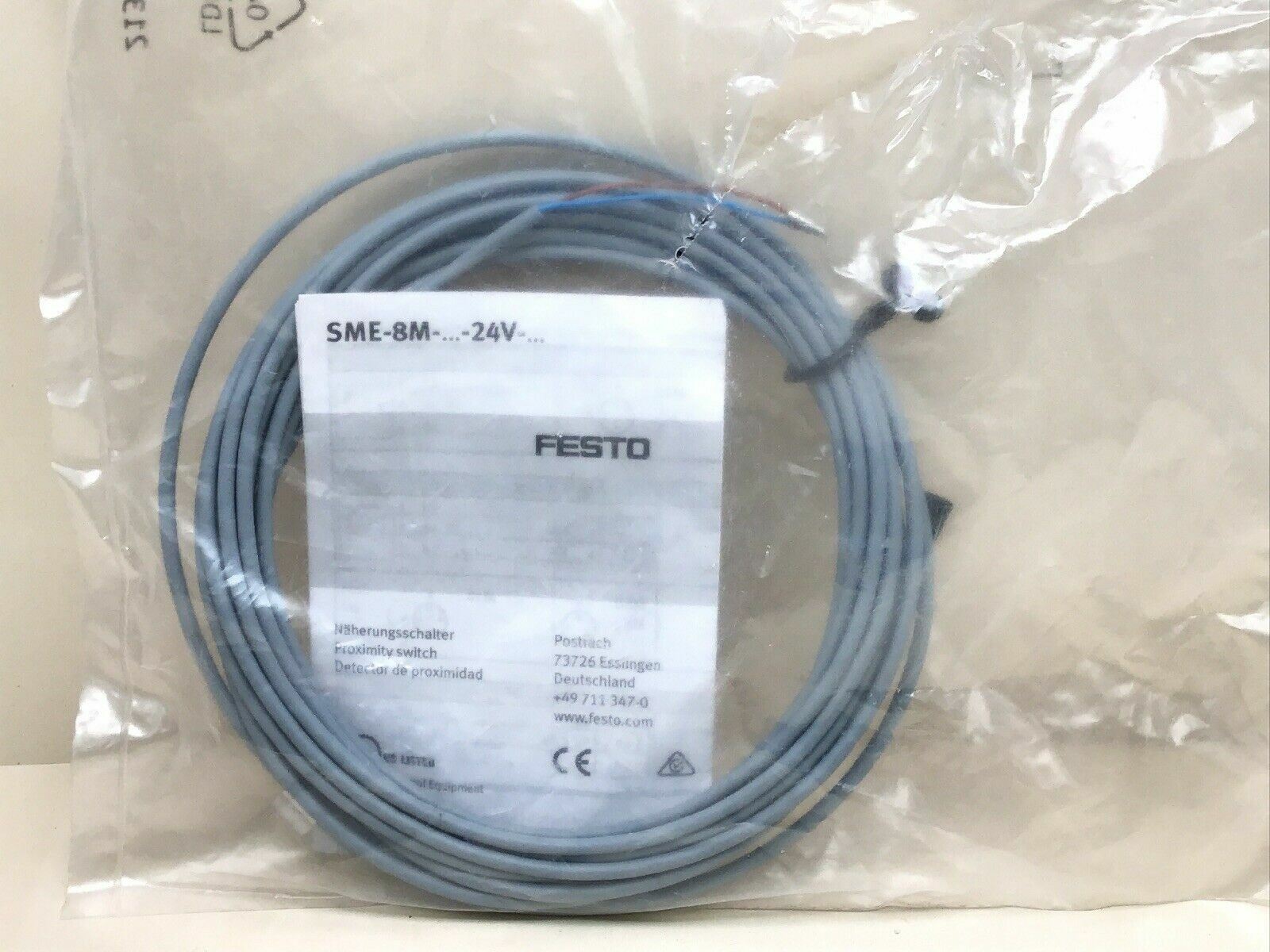 NEW FESTO SME-8M MAGNETIC SENSOR SME-8M-DS-24V-K-5-OE | eBay