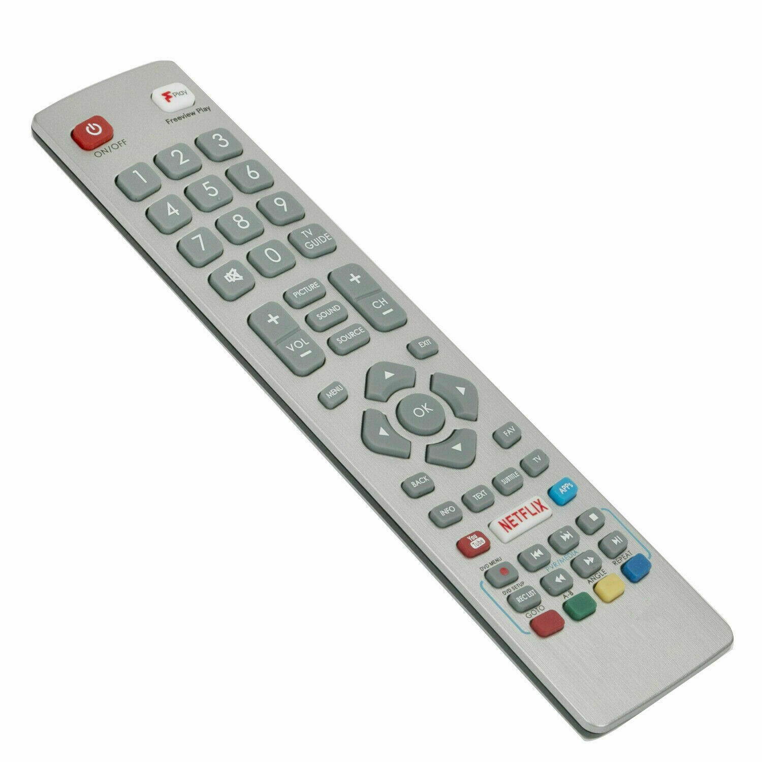 Genuine SHW/RMC/0121 Sharp Aquos TV Remote Control for 32EE4K / 1T ...