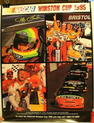 1995 Nascar Winston Cup 17 x 22" Poster Ricky Rudd Jeff Gordon | eBay
