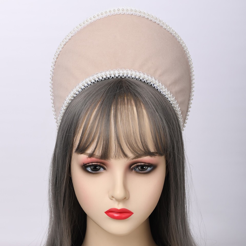 Renaissance Women Tudor Headpiece Medieval Royal French Hood Coronet ...