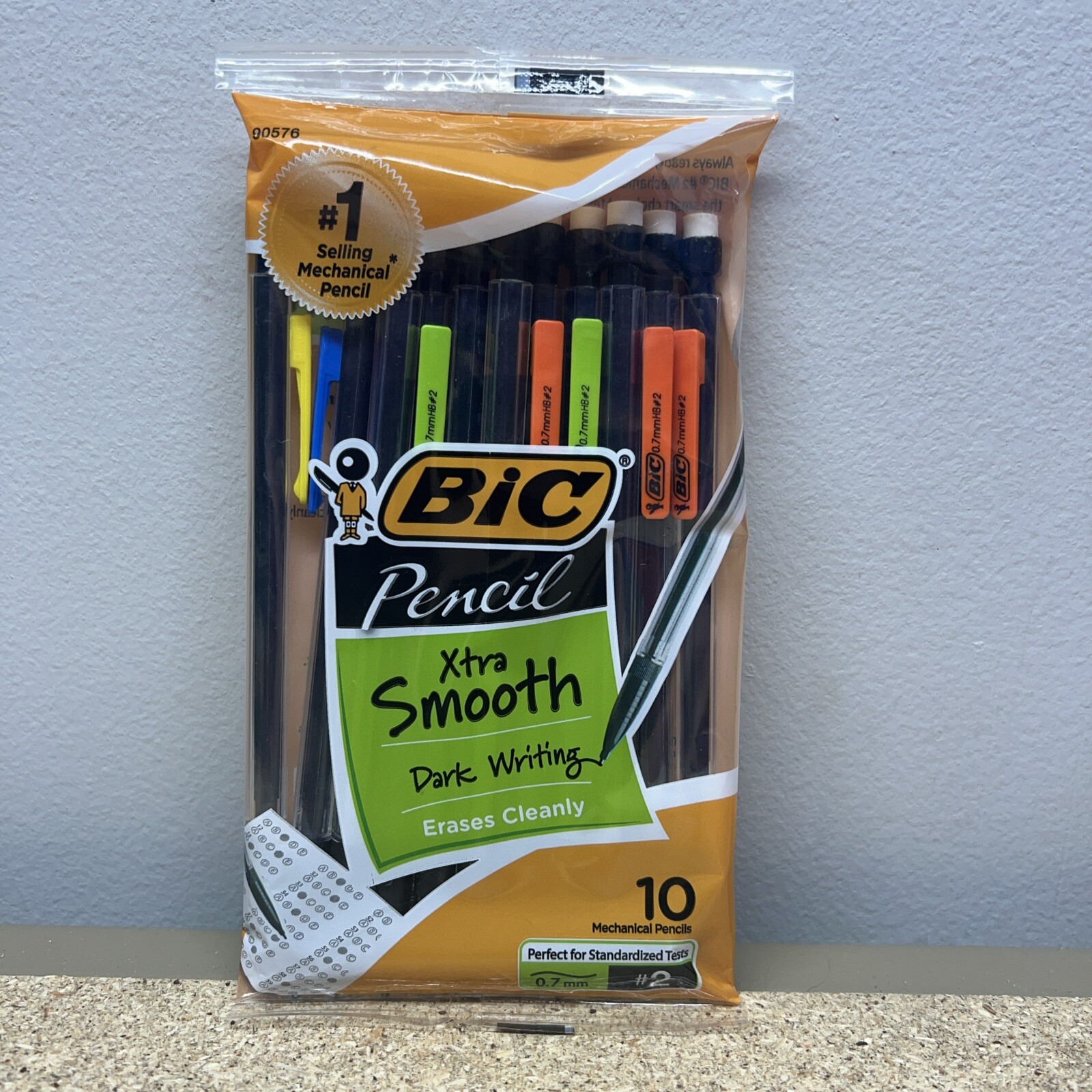 BIC Xtra-Smooth Mechanical Pencils With Erasers Medium Point 0.7mm 10 ...