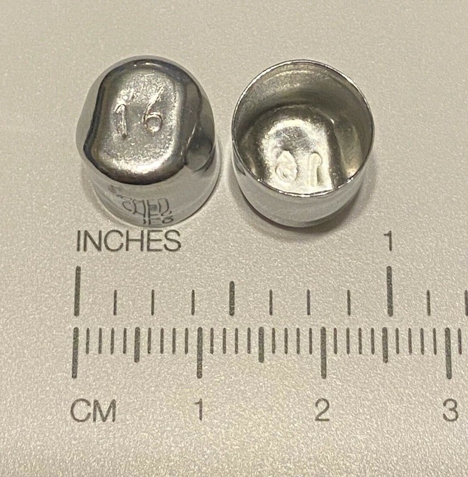 Dental Aluminum Shell Temporary Crowns Starter Kit - Asstd sizes #1-20 ...