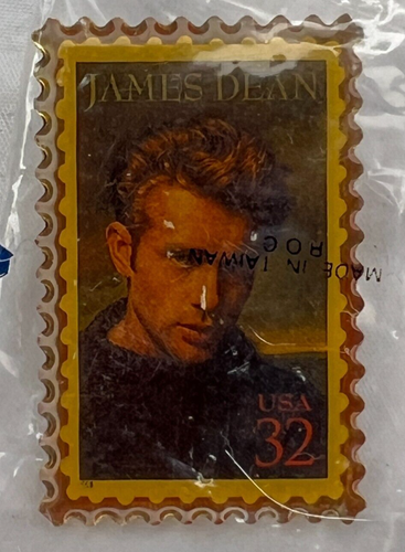 USPS Stamp Pins James Dean Pin Hollywood Memorabilia Pin Vintage ...