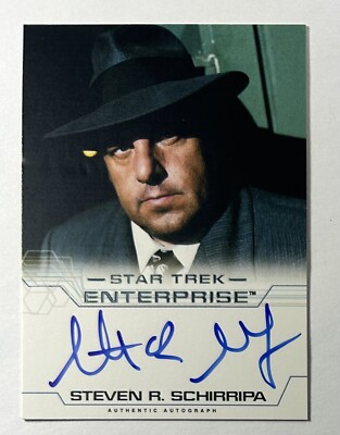 STAR TREK ENTERPRISE STEVEN R SCHIRRIPA AS CARMINE AUTOGRAPH SOPRANOS ...