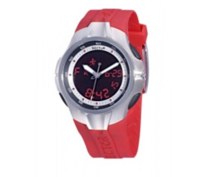Sector 210 RE3251211045 Red & Black Chronograph Watch | eBay