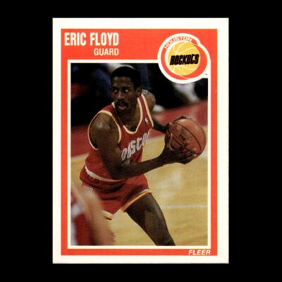 Eric Floyd 1989-90 Fleer Houston Rockets #59 R328P 29 | eBay